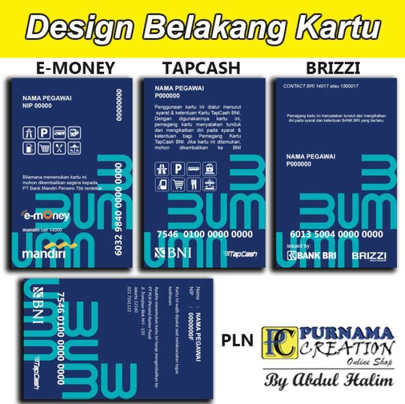 Jual Cetak Idcard Id Card Bumn Terbaru Name Tag Baru Glossy Mengkilap ...