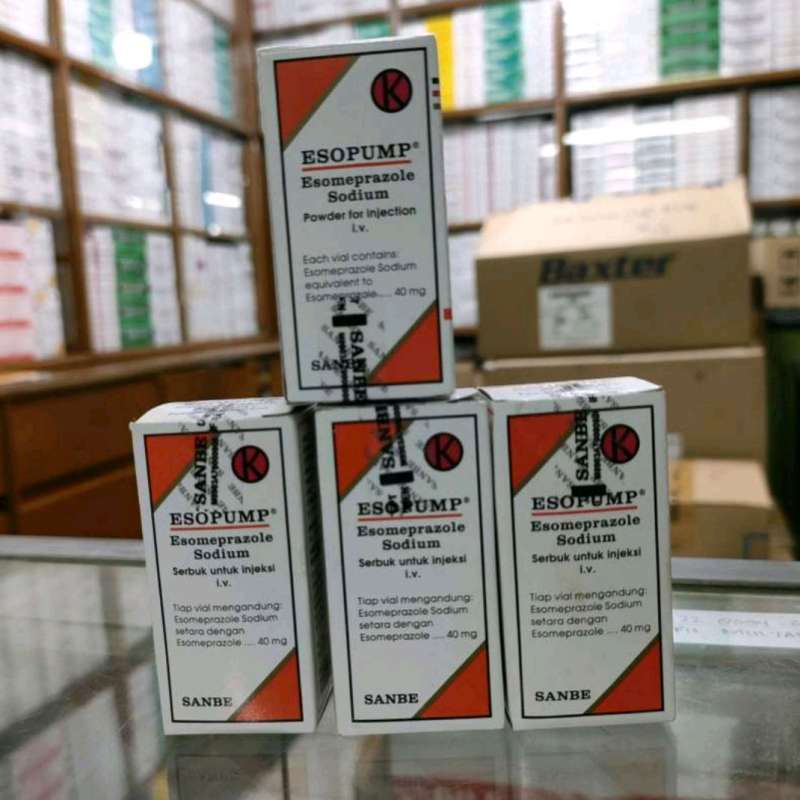 Jual Esopump/40mg/esomeprazole/sodium/injeksi/box Original Di Seller ...