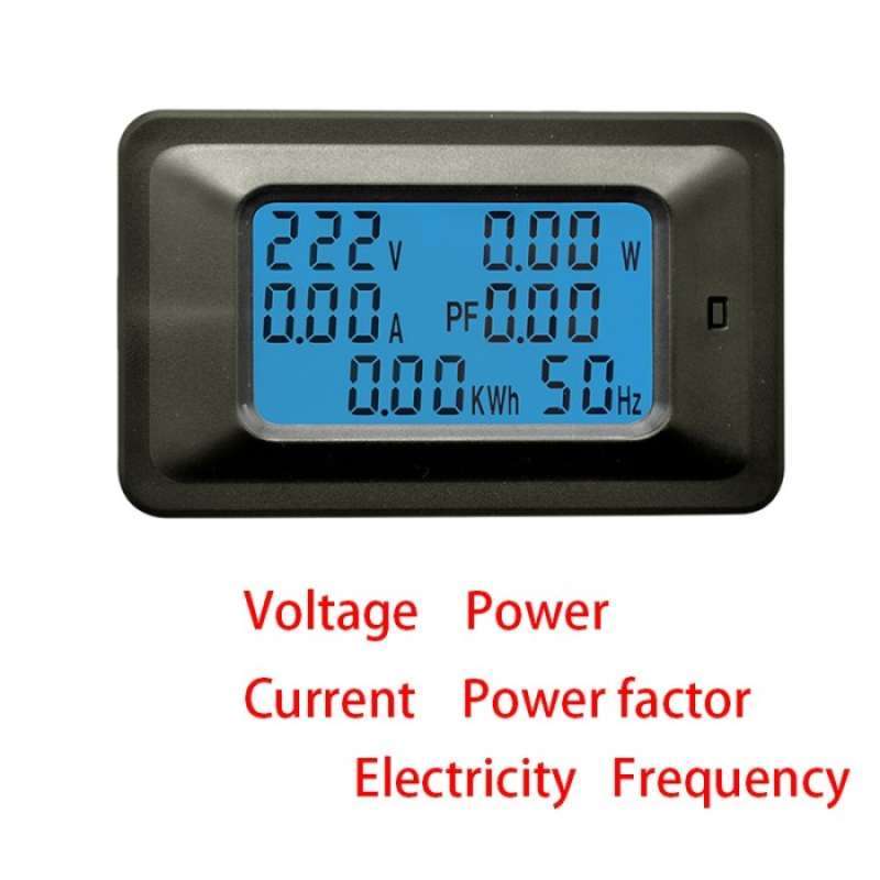 Promo Watt Kwh Meter Power Monitor Daya Digital 20a 100a Wattmeter 6 In ...