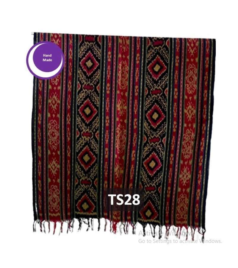Promo Ts28 Kain Tenun Ikat Motif Toraja Serat Terlihat Ukuran 120cm X 240cm Diskon 23% Di Seller ...