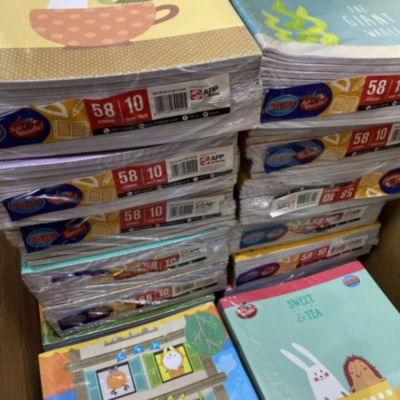 Jual Buku Tulis Sidu 58 Lembar 1 Pack 10 Pcs Di Seller Kingyo ...