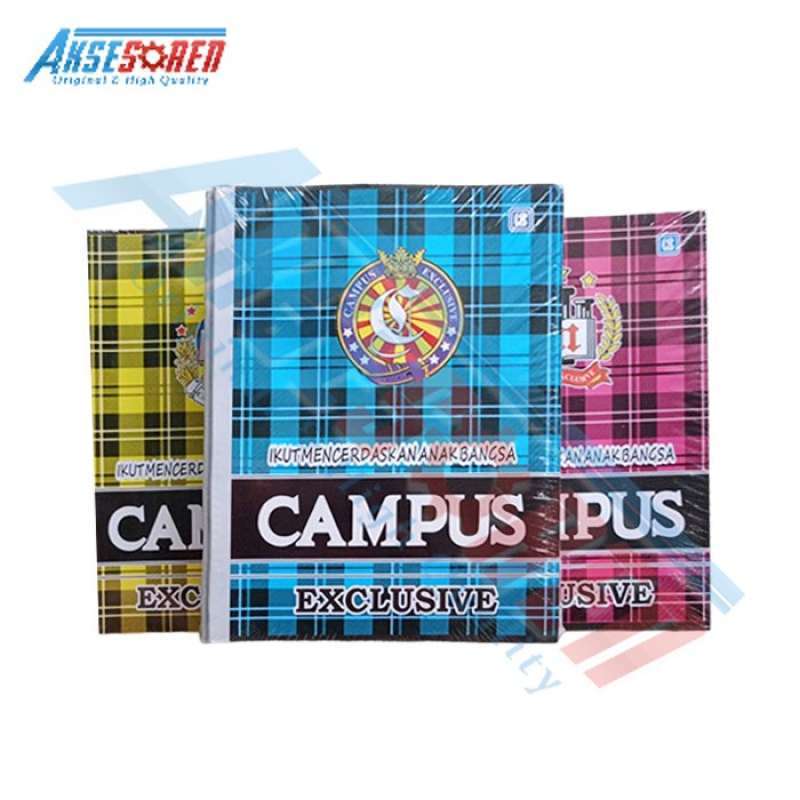 Jual Buku Tulis Sekolah Campus 58 Lembar 1 Pack / Catatan Kampus Kwarto ...