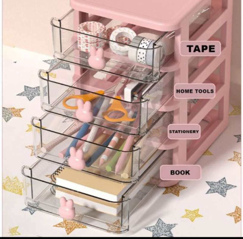 Jual Rak Bertingkat Rack Organizer Tempat Susun Pen Pena Pensil Barang ...