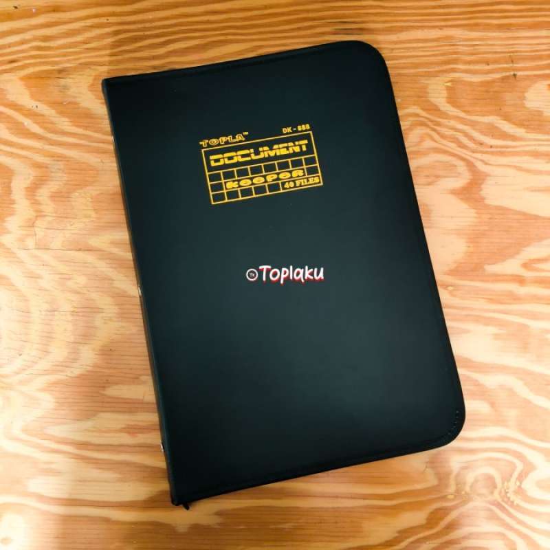 Jual Topla Map Dokumen Keeper Isi 40 Resleting Anti Air Document Ijazah ...