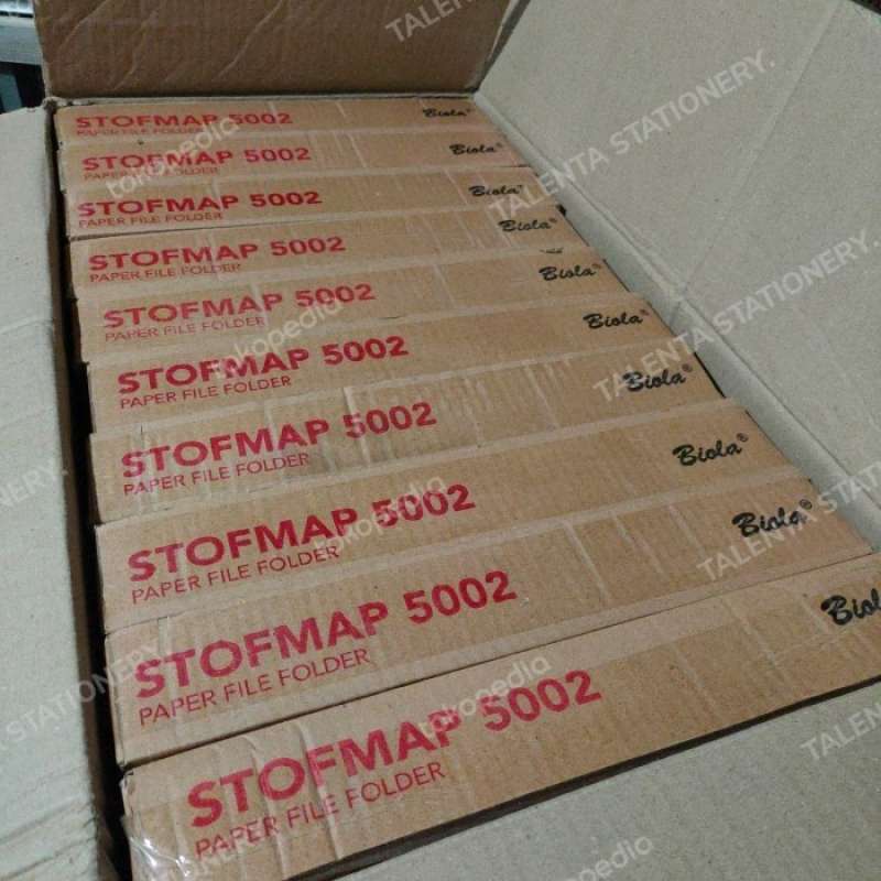 Jual Stop Map Folio Biola Harga Satu Dus Isi 50 Lembar Di Seller Kingyo ...