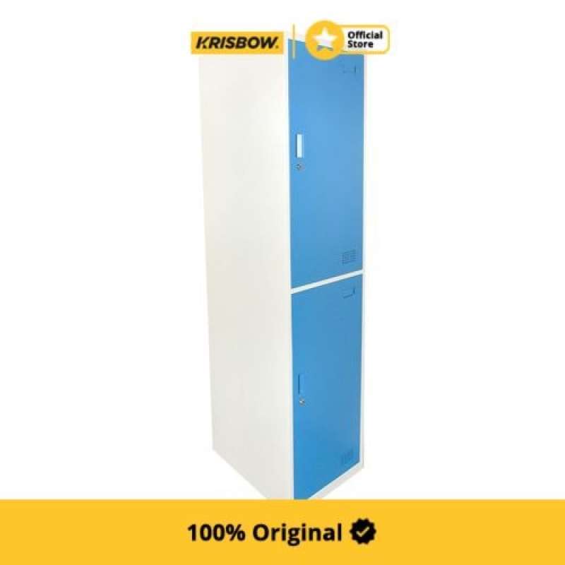 Jual Krisbow Loker 2 Pintu Single Column Locker - Biru Di Seller ...