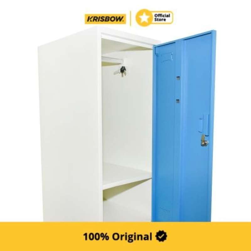 Jual Krisbow Loker 2 Pintu Single Column Locker - Biru Di Seller ...