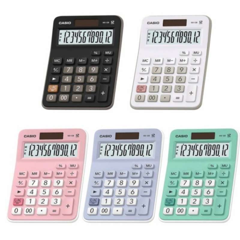 Jual Casio Mx-12b Stylist Colorful - Kalkulator Warna Calculator ...