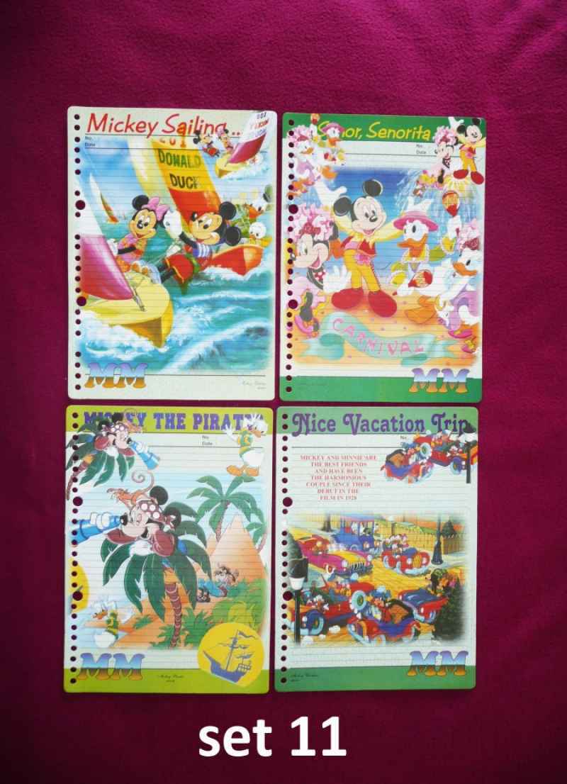 Jual Loose Leaf/kertas File/kertas Binder Karakter Mickey Mouse 03 Di ...