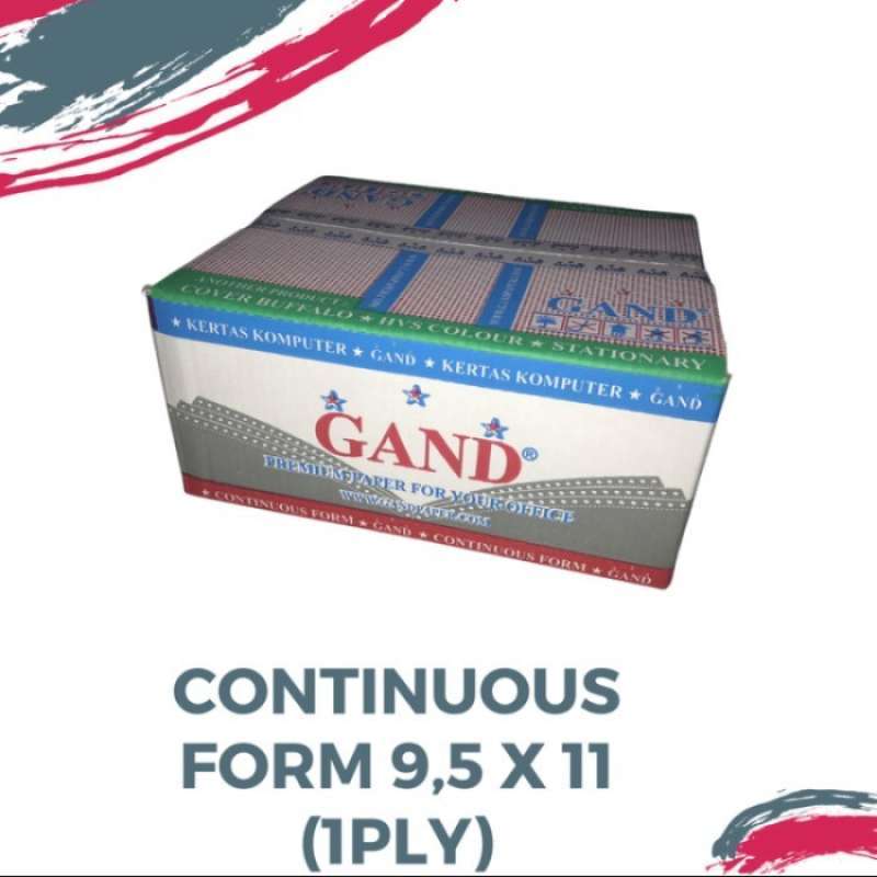 Jual Kertas Continuous Form Gand A5 Prs Bagi 2 1ply/2 Ply/3 Ply/4 Ply/5 ...