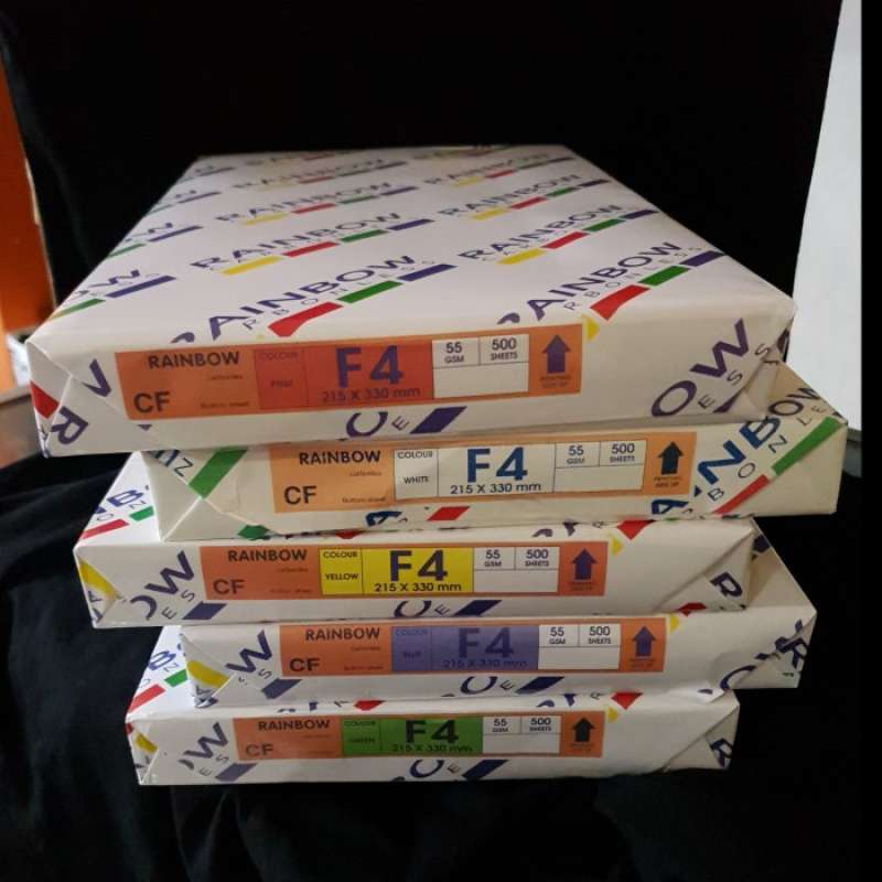 Jual Kertas Ncr Folio Rainbow Bottom All Warna Di Seller Tombstone ...