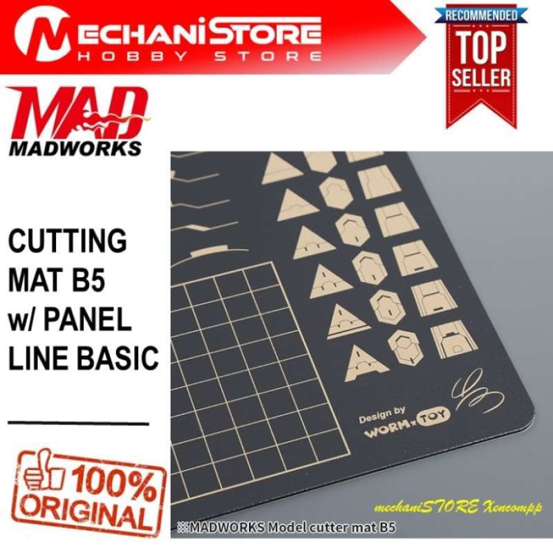 Jual Madworks Cutting Mat B5 W/ Panel Line Start - Tools Modelkit Di Seller Tombstone ...