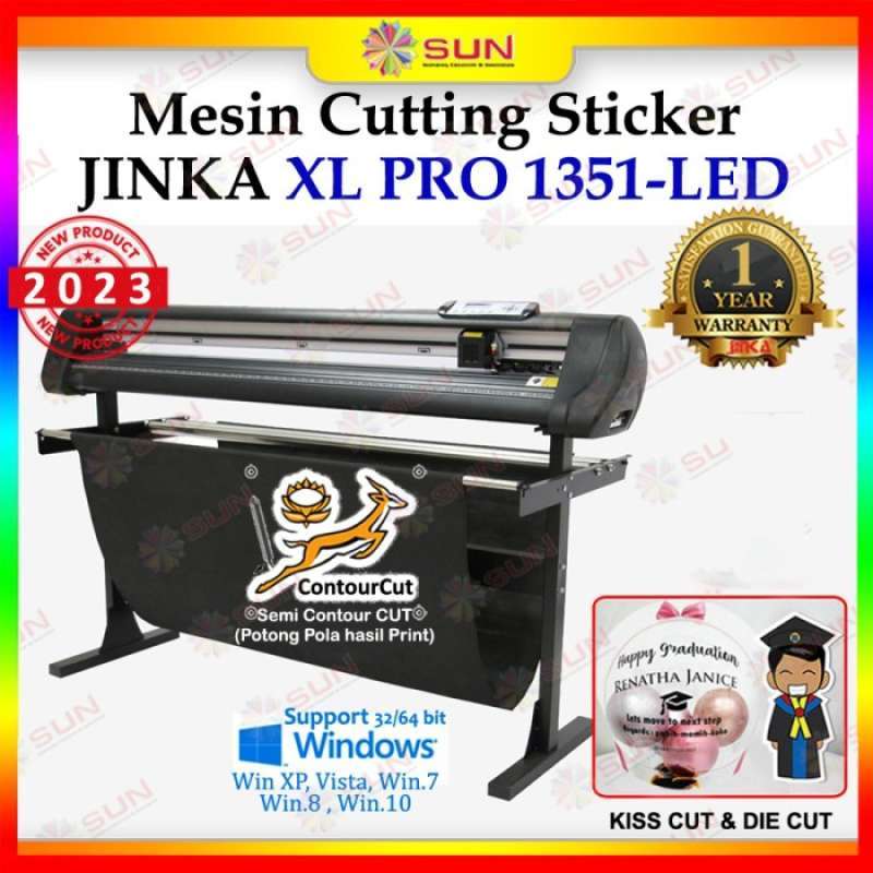 Jual Mesin Cutting Sticker Jinka 1351 Xl Pro Led Cut Corel Draw Di ...