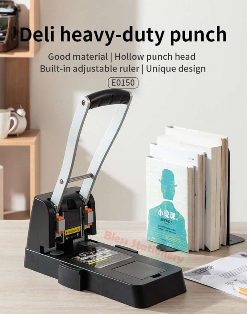 Jual Deli Heavy Duty Punch Pembolong Kertas E0150 Di Seller Tombstone ...