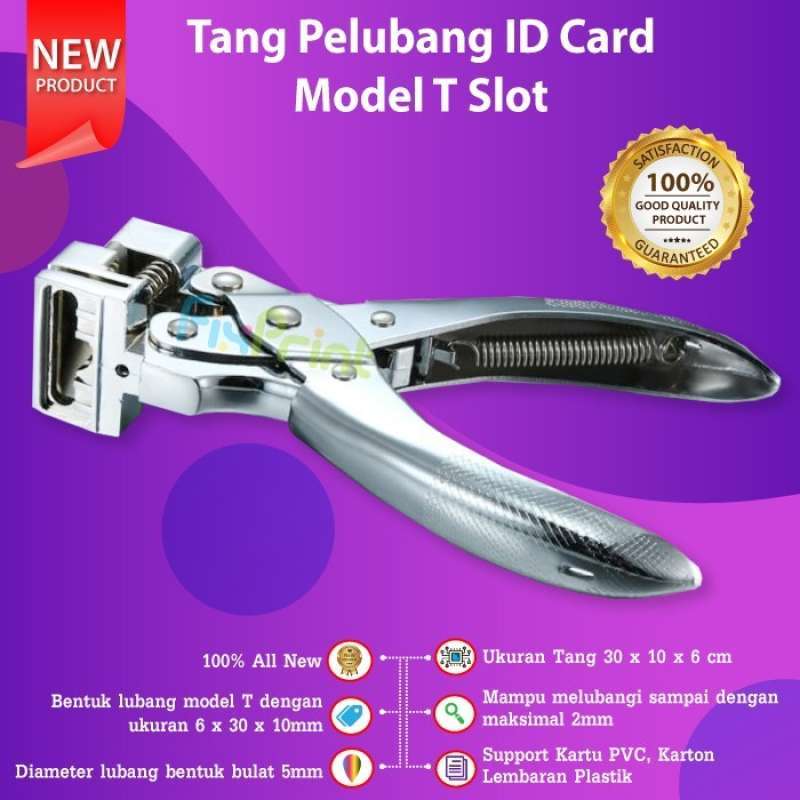 Jual Tang Pembolong Kartu Pvc, Karton, Lembaran Plastik Model T Slot Di ...