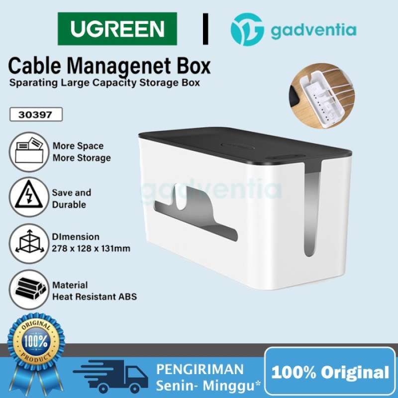 Jual Ugreen Cable Management Box Kotak Kabel Charger Penyimpanan ...