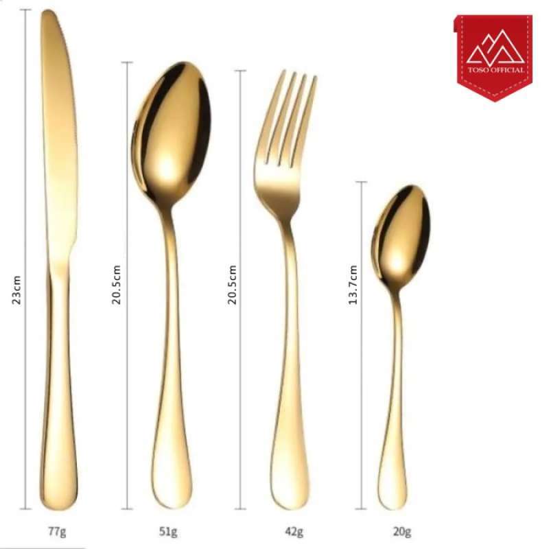 Jual Royal Cutlery Set Dinner Perlengkapan Makan Sendok Garpu Pisau 24pcs Di Seller Grand ...