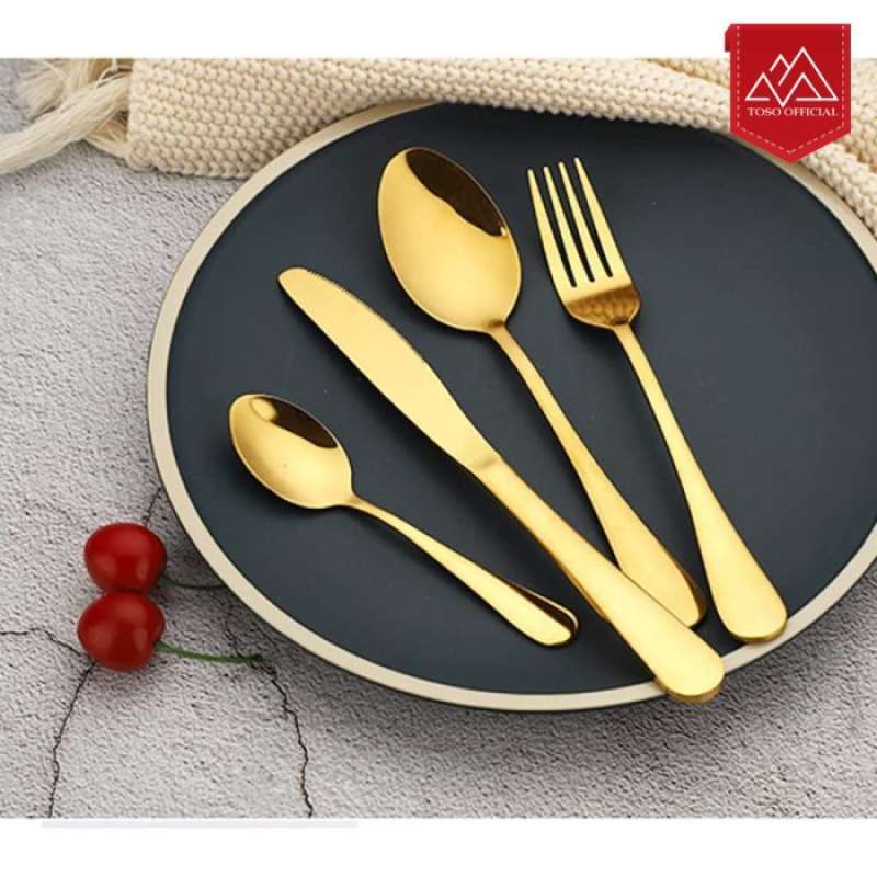 Jual Royal Cutlery Set Dinner Perlengkapan Makan Sendok Garpu Pisau 24pcs Di Seller Grand ...