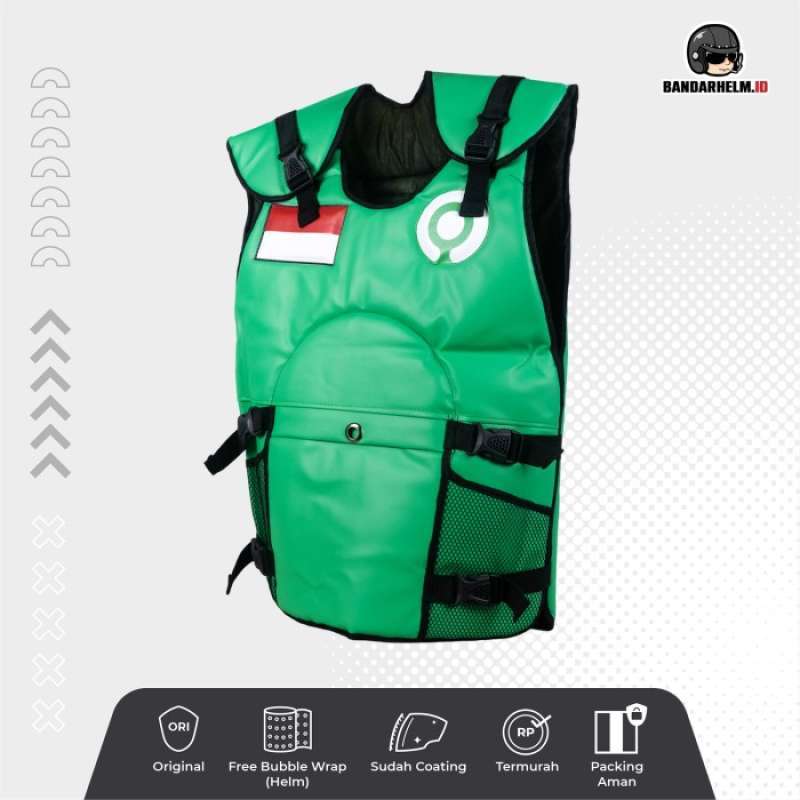 Jual Rompi Motor Pelindung Dada Anti Angin Grab Dan Gojek - Grab Di ...