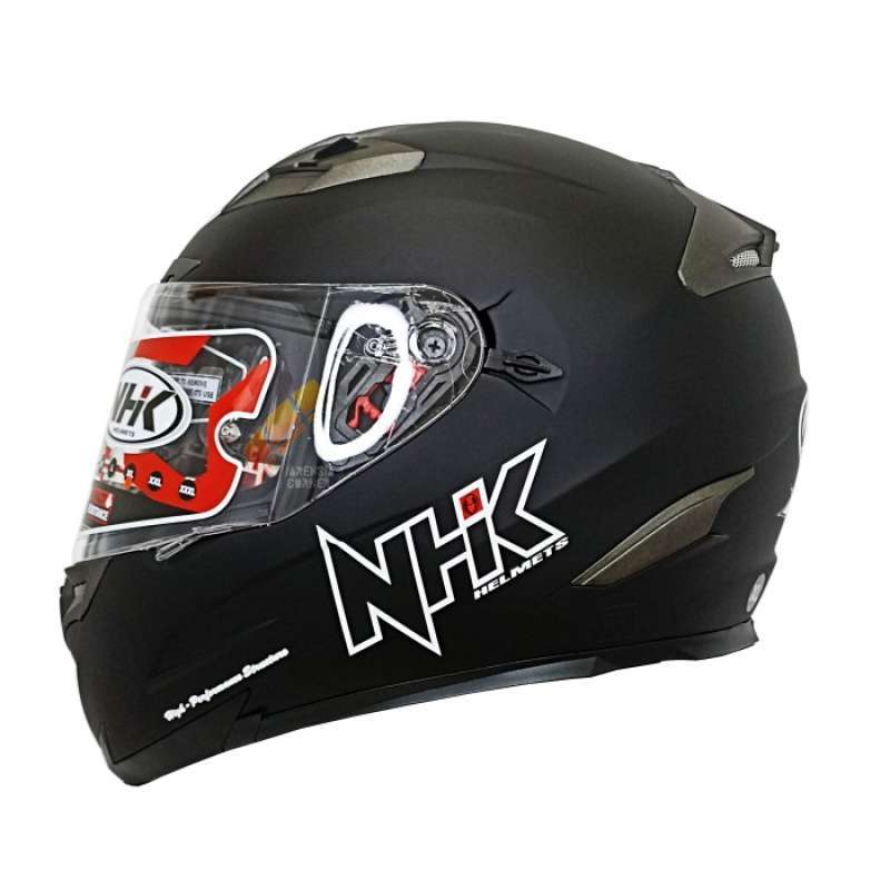 Jual Helm Nhk Rx9 Solid Black Doff Nhk Rx-9 Black Doff Original Nhk Di ...