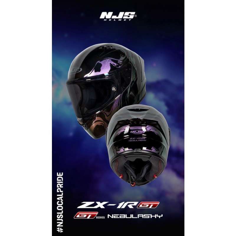Jual Helm Njs Zx-1r Nebulasky Original Helm Full Face Sni - Nebulasky M Di Seller Suzuka ...
