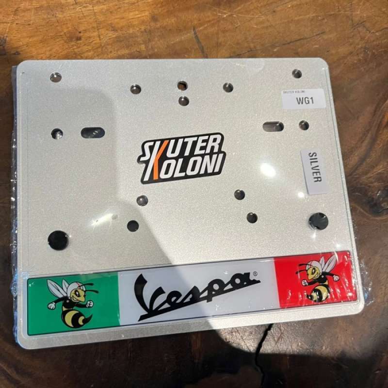 Jual Vespa License Plate Holder Fit Cover Plat Vespa Gts Lx Sprint ...