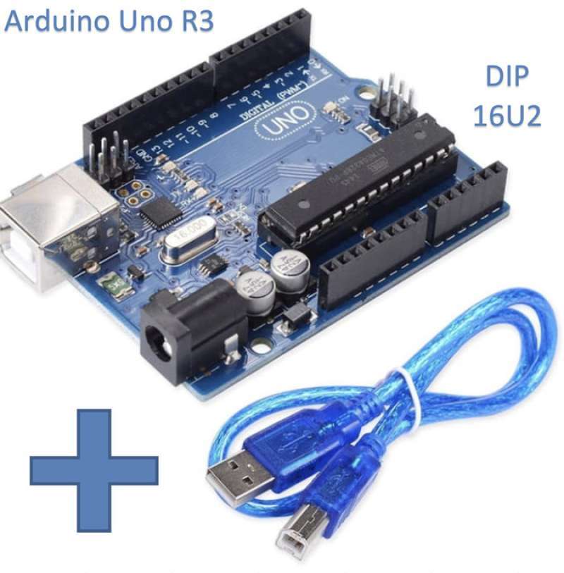Promo Arduino Uno R3 Compatible Atmega328p Dip Atmega 16u2 Include Usb
