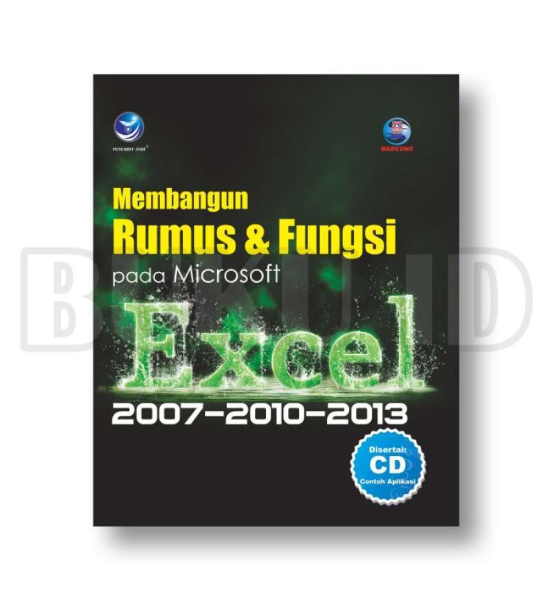 Promo Buku Membangun Rumus Dan Fungsi Pada Microsoft Excel 2007-2010-2013+cd Diskon 23% Di ...
