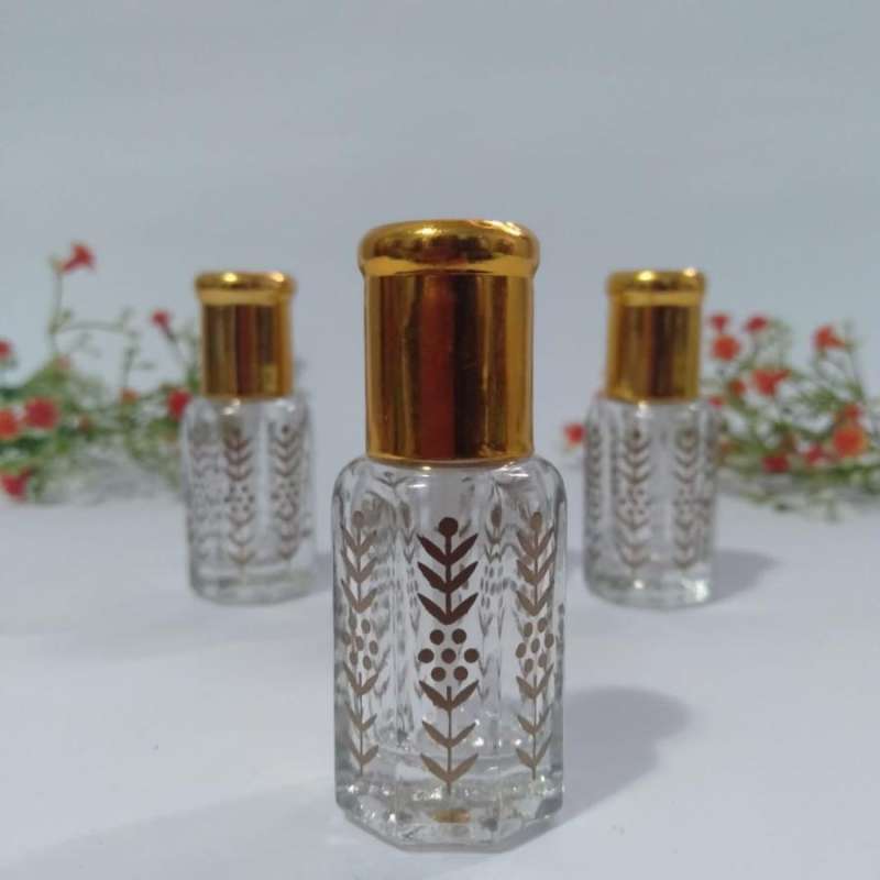 Jual Botol Kaca Parfum Tola Motif Padi Kembang 3ml Harga Per Lusin ...