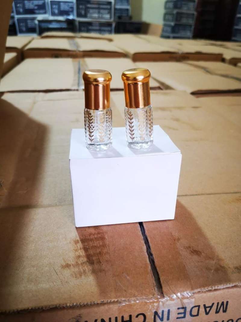 Jual Botol Kaca Parfum Tola Motif Padi Kembang 3ml Harga Per Lusin ...