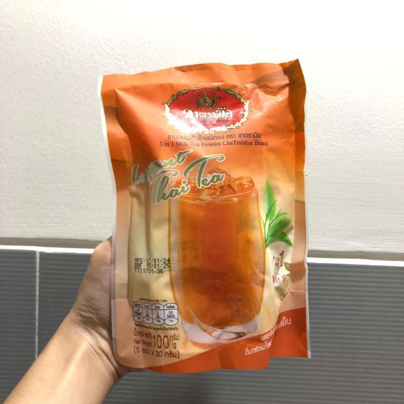 Jual Chatramue Thai Tea Instant 3in1 20g X 5 Sachet Di Seller The Chef ...