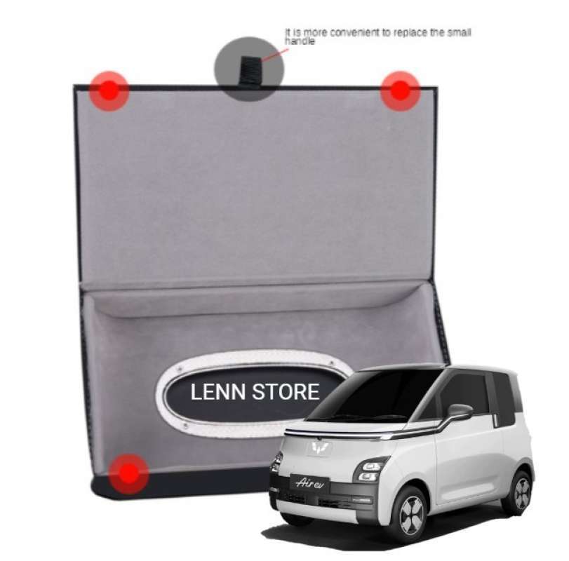 Jual Kotak Tempat Tisu Premium Kulit Wuling Air Ev 2022 Terbaru Di ...