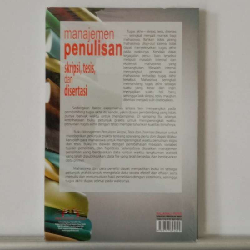 Promo Buku Manajemen Penulisan Skripsi , Tesis , Dan Disertasi Diskon ...