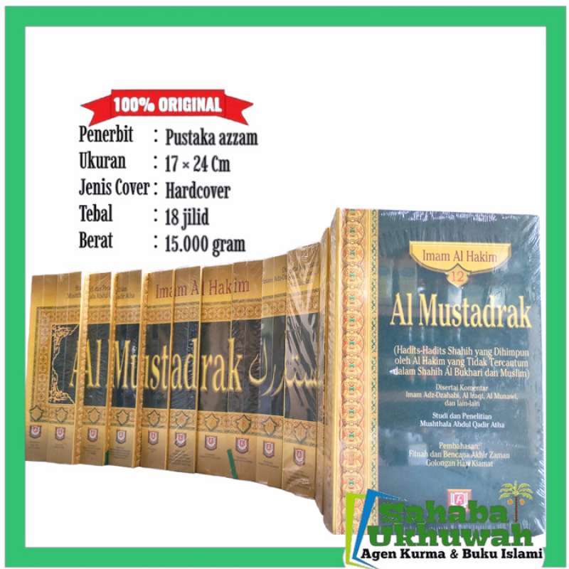 Promo Al Mustadrak Imam Al Hakim Diskon 23% Di Seller Sumijayeti Store ...