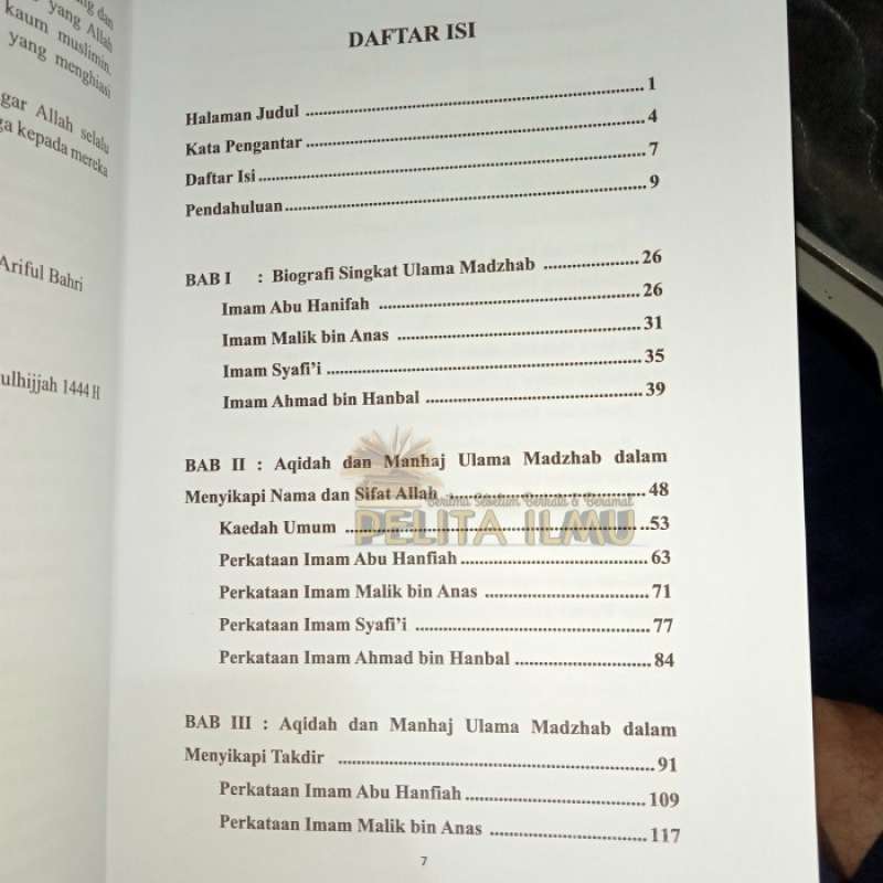 Promo Buku Ulama Madzhab Dalam Aqidah Dan Manhaj Diskon 23% Di Seller ...