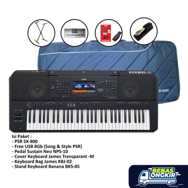 Promo Paket Reguler Keyboard Yamaha Psr Sx-900 / Keyboard Psr Sx-900 ...