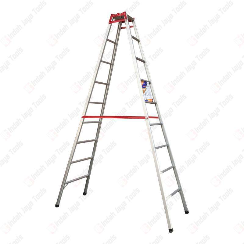 Jual Enkev Tangga Alumunium 9 Step 300 Cm - Tangga Lipat Rumah Ladder ...