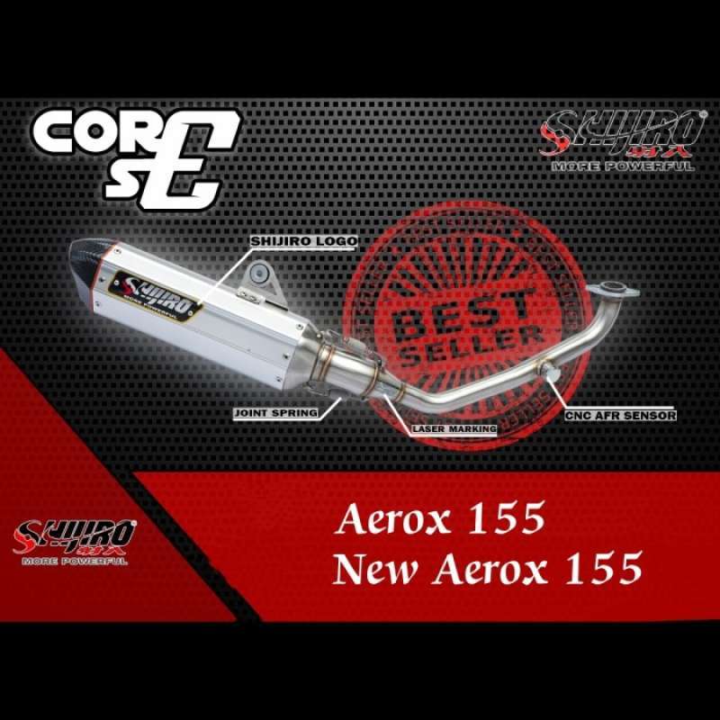 Promo Exhaust System Shijiro Racing Type Core Se Ffa For Aerox Old Dan ...
