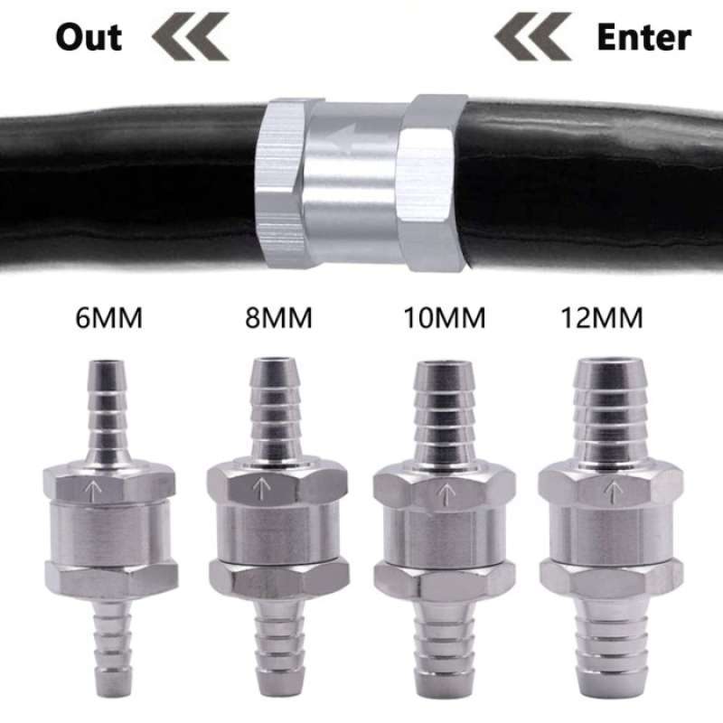 Jual Katup Satu Arah Bensin Solar Motor Mobil One Way Valve Fuel Selang ...