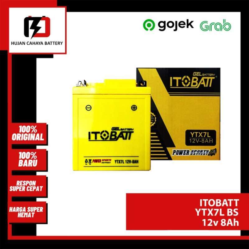 Jual Aki Motor Yamaha R25 / Mt25 / Itobatt Gel Ytx7l-bs 12v 8ah Di Seller Tombstone - Cengkareng ...