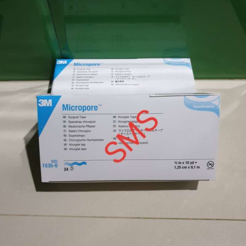 Promo Micropore 1/2 3m /plester Micropor 1/2 In 3m Diskon 23% Di Seller ...