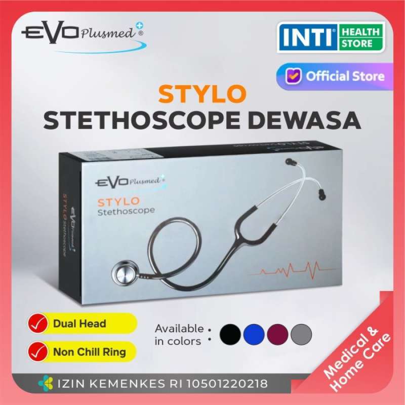 Promo Evo Plusmed | Adult Stethoscope Stylo | Stetoskop Dewasa Evomed Diskon 23% Di Seller ...