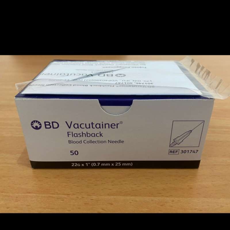 Promo Vacutainer Flashback Blood Collection Needle 22g Diskon 23% Di ...