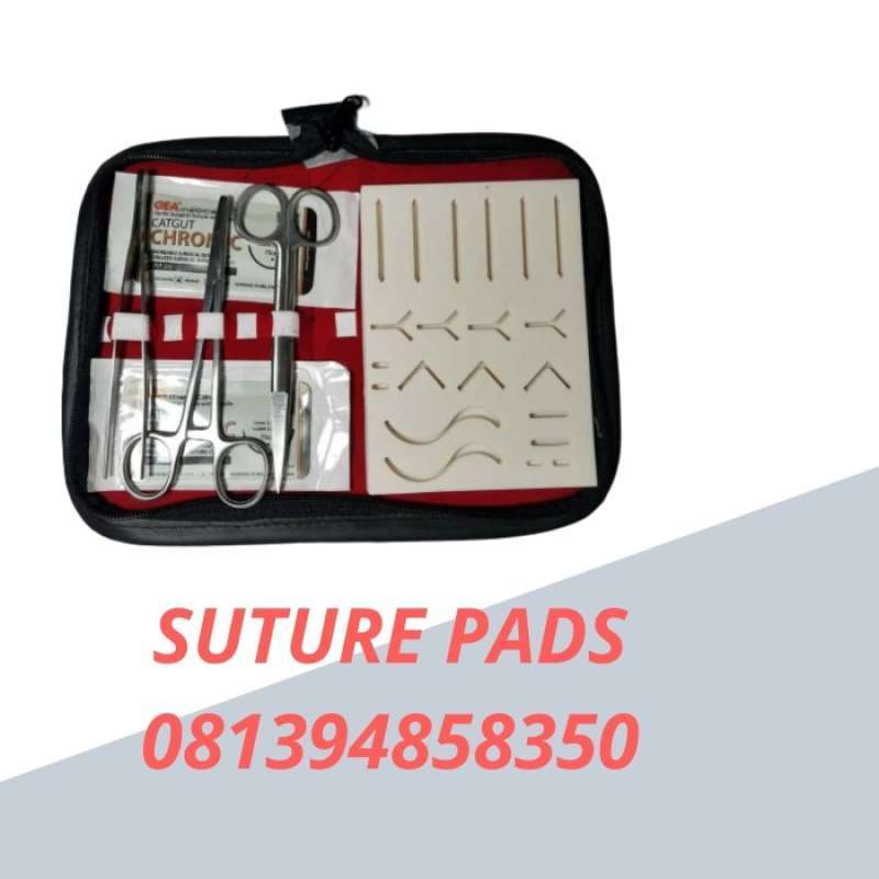 Promo Suture Kit Medical Skin Suture Surgical Training Kit Silicone Pad ...