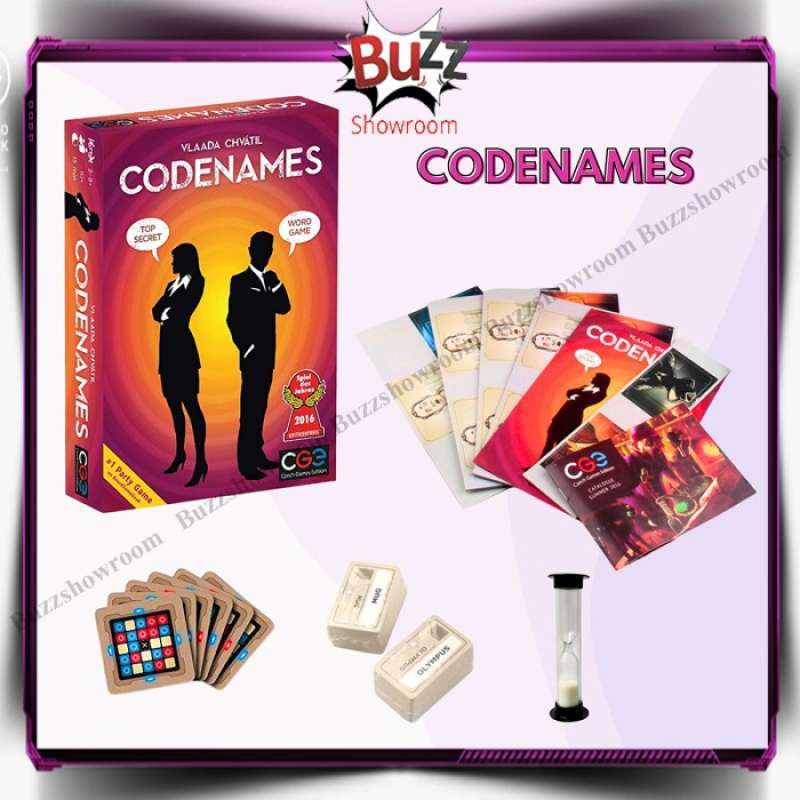 Promo Codenames Board Card Game Mainan Kartu Codename Diskon 23% Di ...