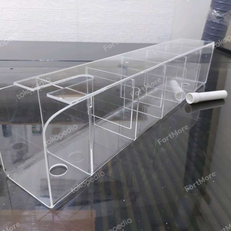 Jual Top Filter Aquarium 60cm Tebal 3mm 60x10x12 - Dengan Tutup Di ...