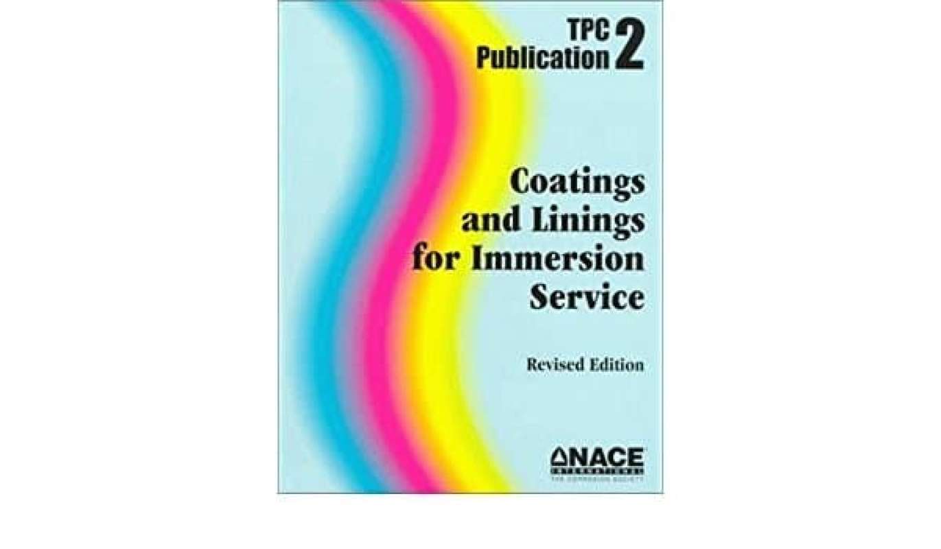 Promo Buku Tpc 2 - Coatings And Linings For Immersion Service - Nace ...