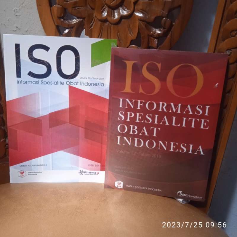Promo Buku Farmasi Iso Edisi 53th2021 & Iso Edisi 52 Th 2019 Paket 2 ...