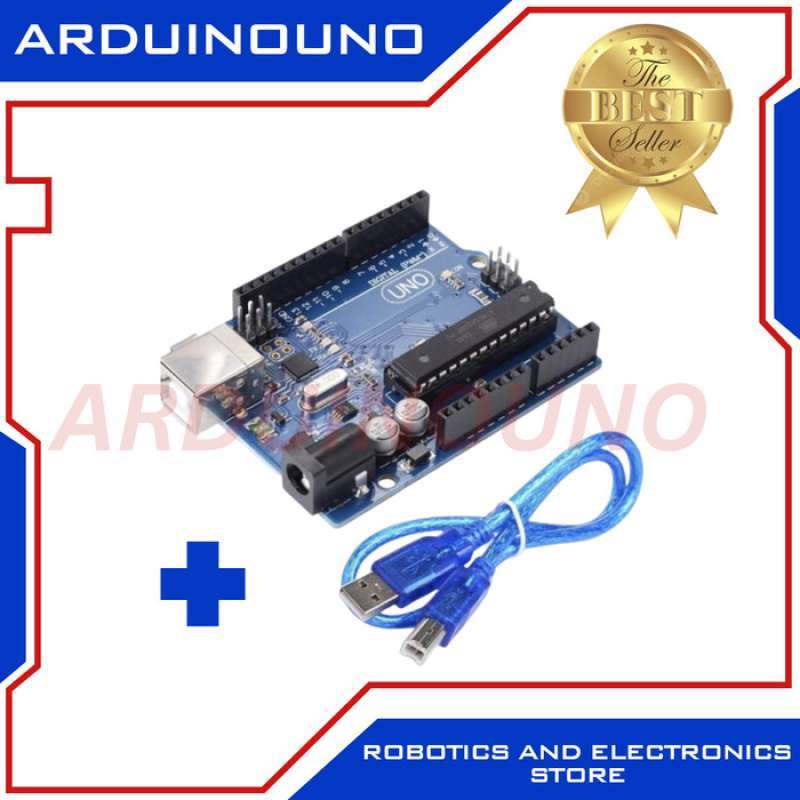 Promo Arduino Uno R3 Compatible Atmega328p Dip Atmega 16u2 Include Usb 0500