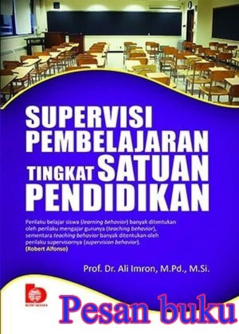Promo Buku Supervisi Pembelajaran Tingkat Satuan Pendidikan Diskon 23% ...